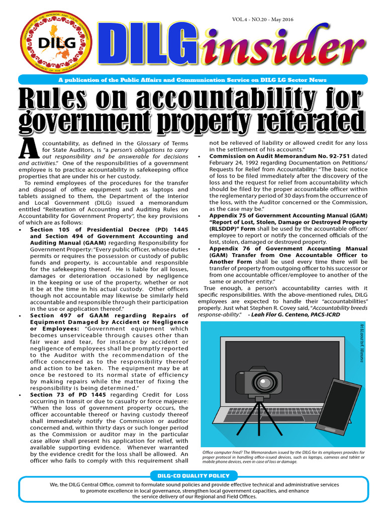 Dilg Reports Resources 201674 1a0162ff2b | PDF | Private Law | Common Law