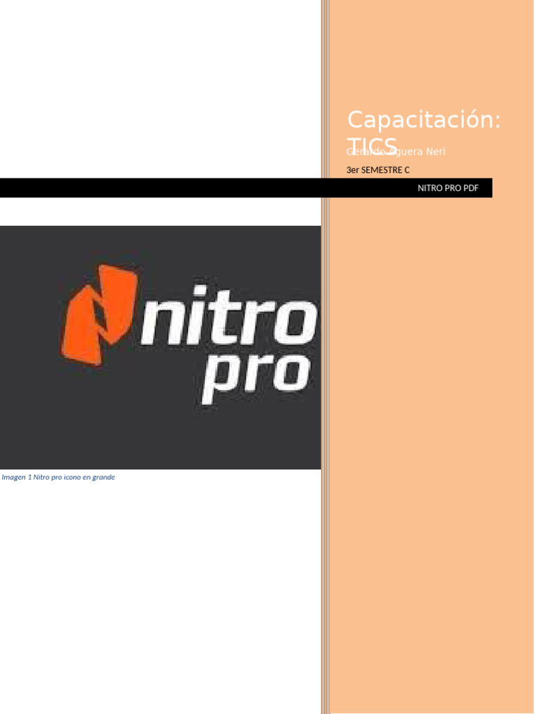Nitro Pro: Edición y Conversión de PDF | PDF | Microsoft Office ...