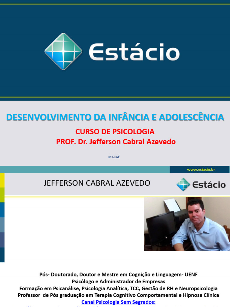 Desenvolvimento Da Infancia e Adolescencia | PDF | Behaviorismo | Aprendizado