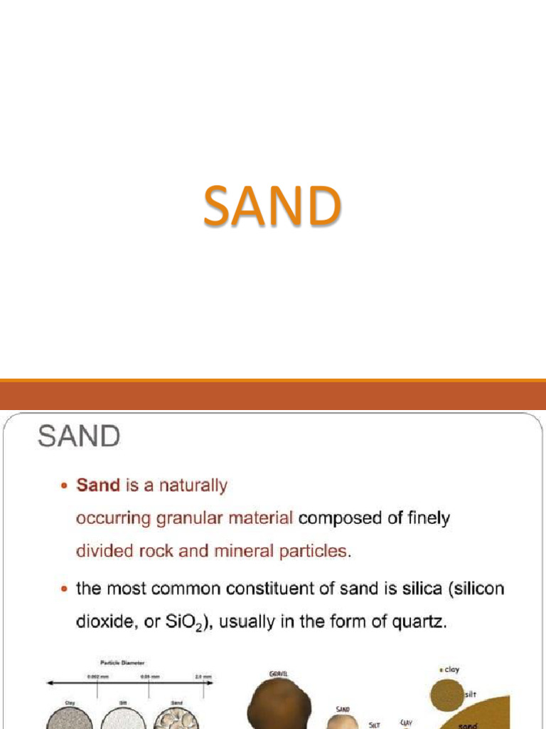 04 Sand | PDF
