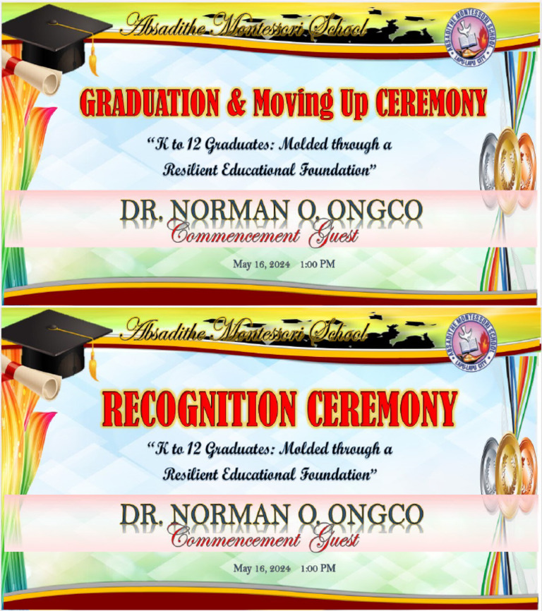 Graduation Tarpaulin Background | PDF