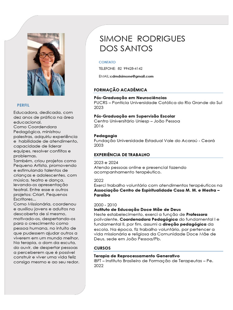 Simone Curriculum 2 | PDF