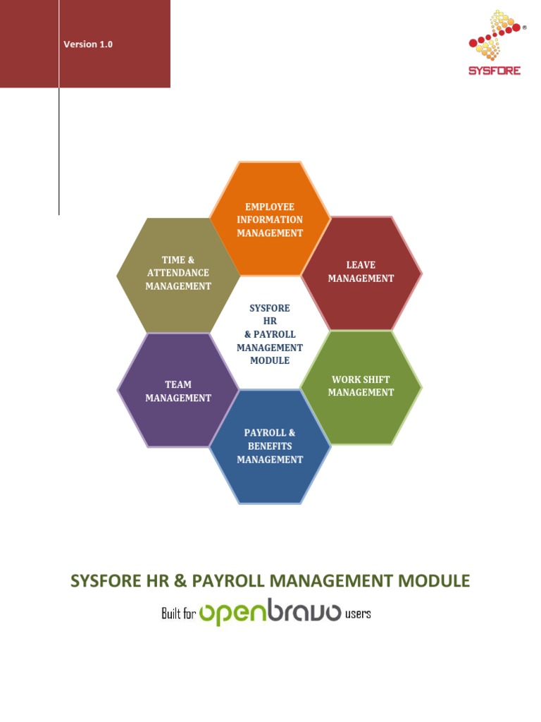 Sysfore HR & Payroll Module Version 1.0 | PDF
