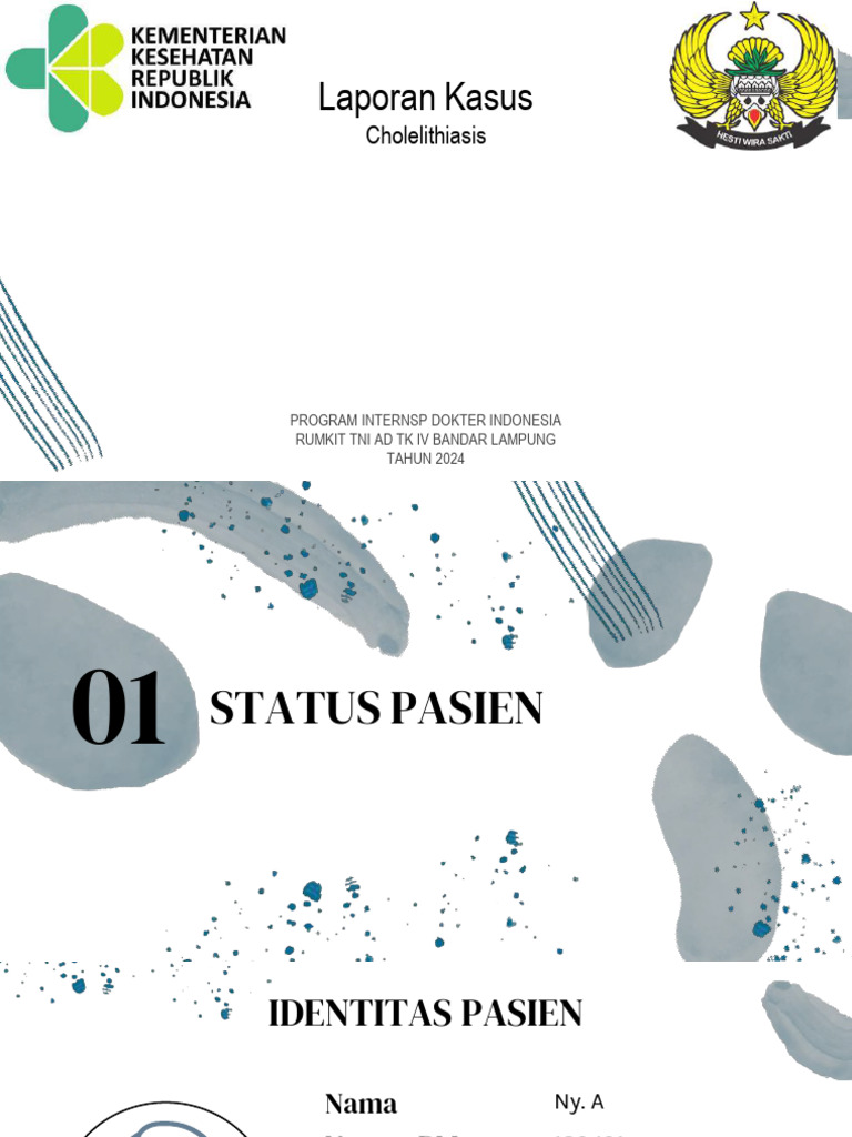 Bimo Husodo - Cholelithiasis | PDF