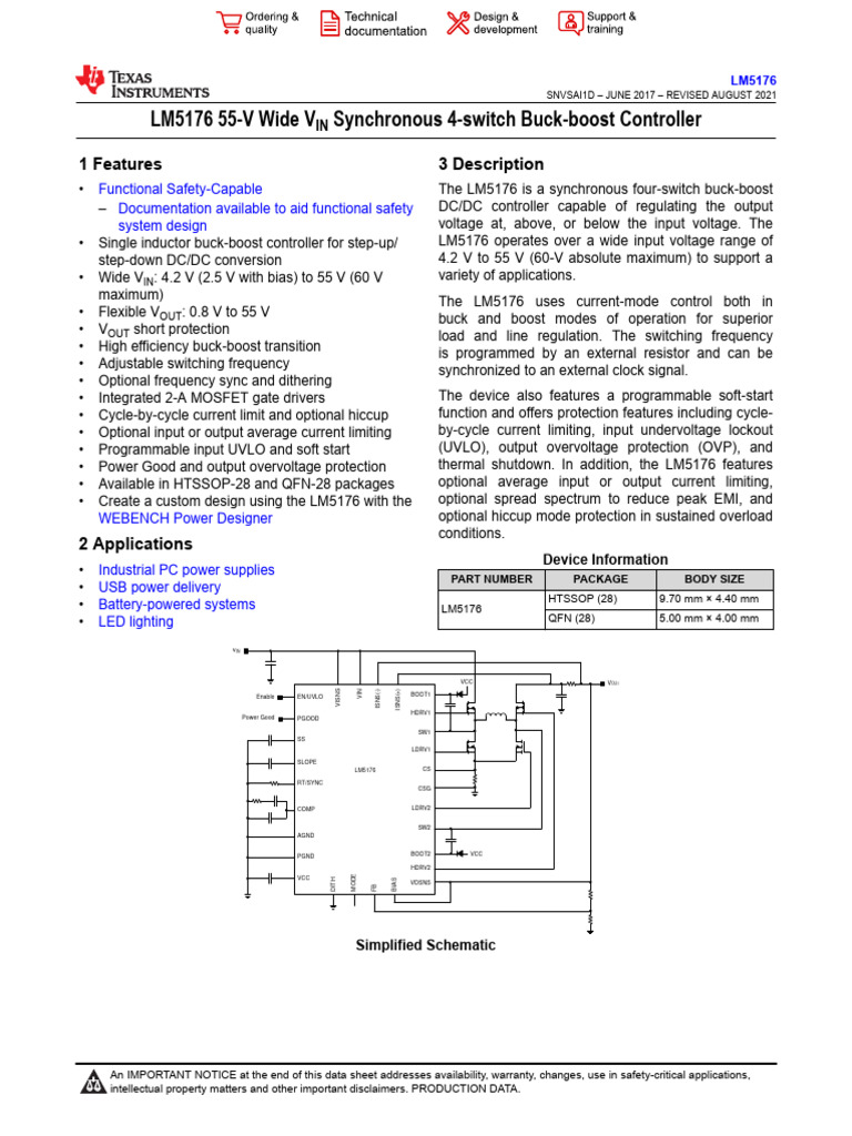 LM5176 | PDF | Electrostatic Discharge | Electronic Engineering