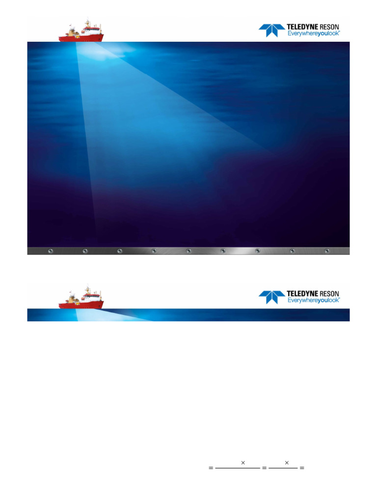 Multibeam Survey Principles Explained | PDF | Sonar | Applied And ...