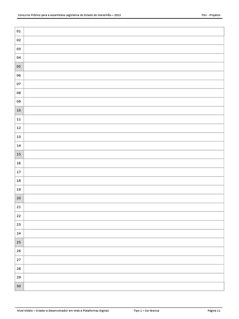 Folha em Branco | PDF