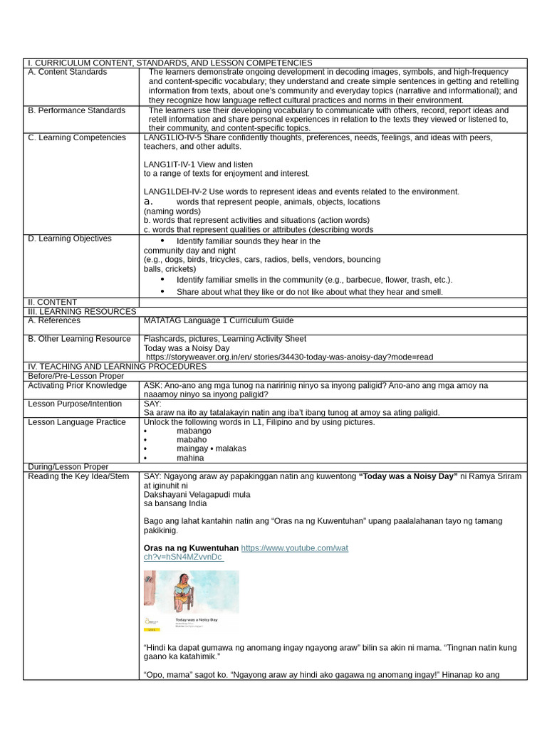 Language Quarter 3 Week 1 Day 3 | PDF