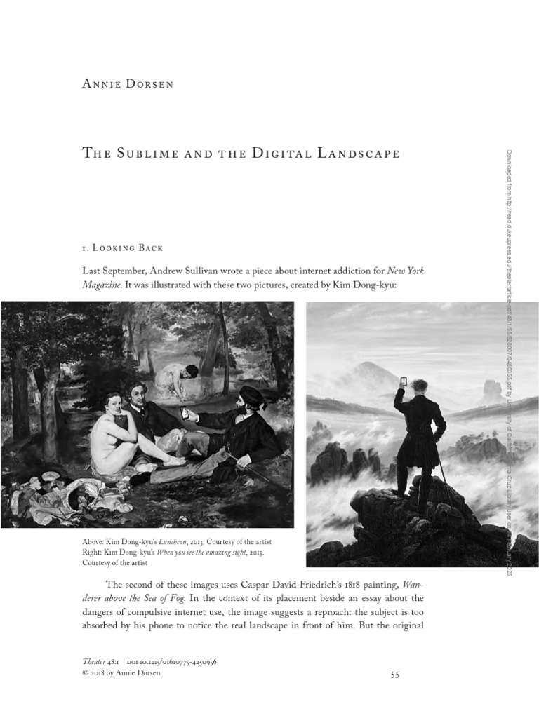 The Sublime and The Digital Landscape | PDF | String (Computer Science ...