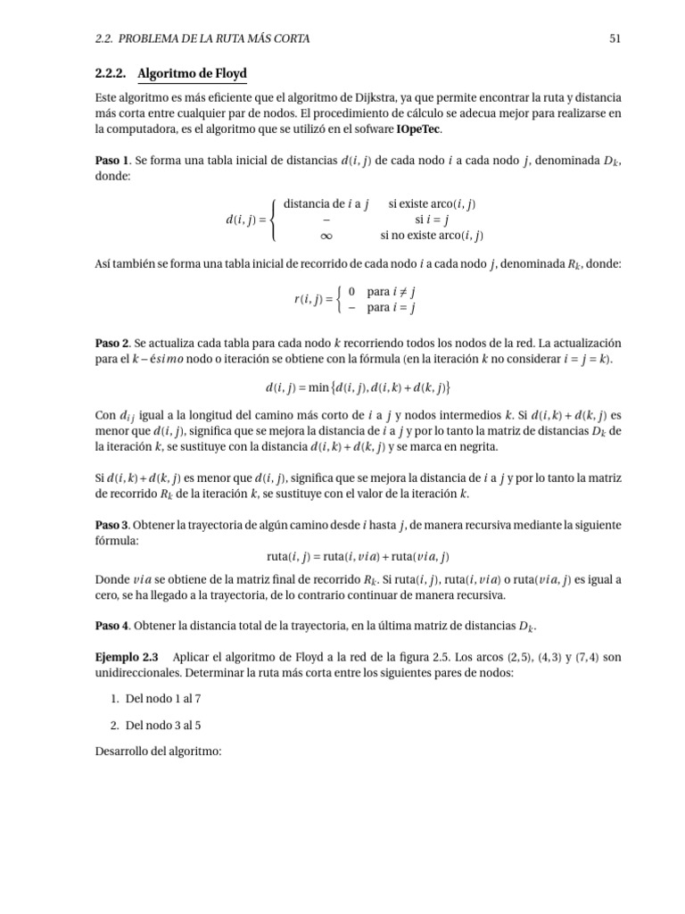 Algoritmo de Floyd | PDF | Programación de computadoras | Ciencias de la Computación