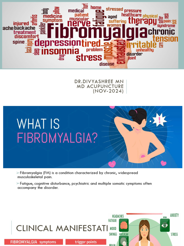 Fibromyalgia by Dr. Divyashree | PDF | Fibromyalgia | Pain