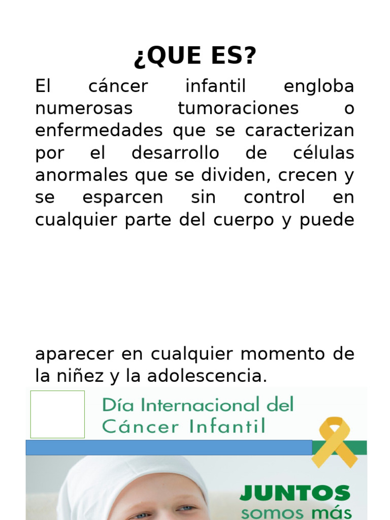 Cancer Infantil2 | PDF