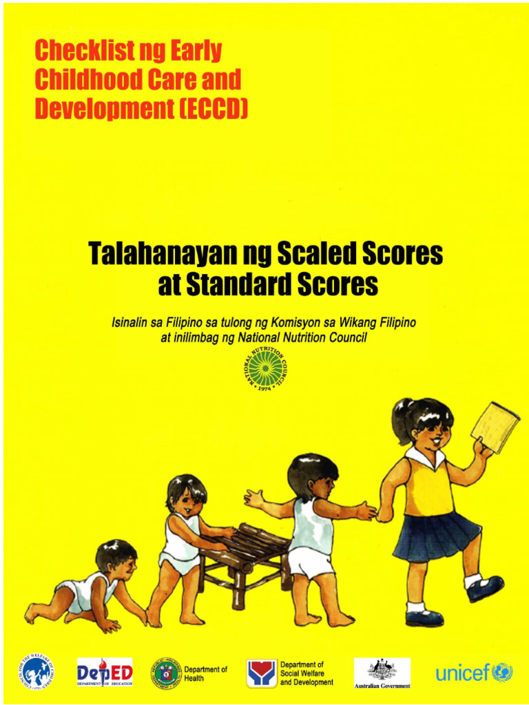 Filipino - Talahanayan NG Scaled at Standard Scores - 28 Jun | PDF