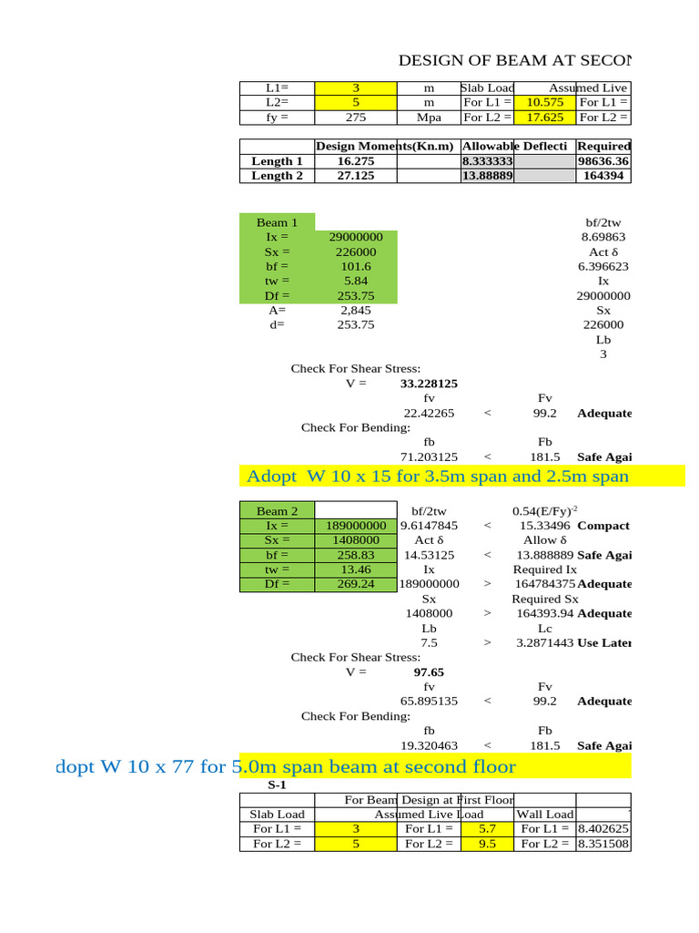 Structural Beam Design Guide | PDF | Bending | Beam (Structure)