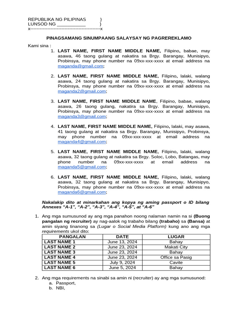 Joint SS_SAMPLE | PDF