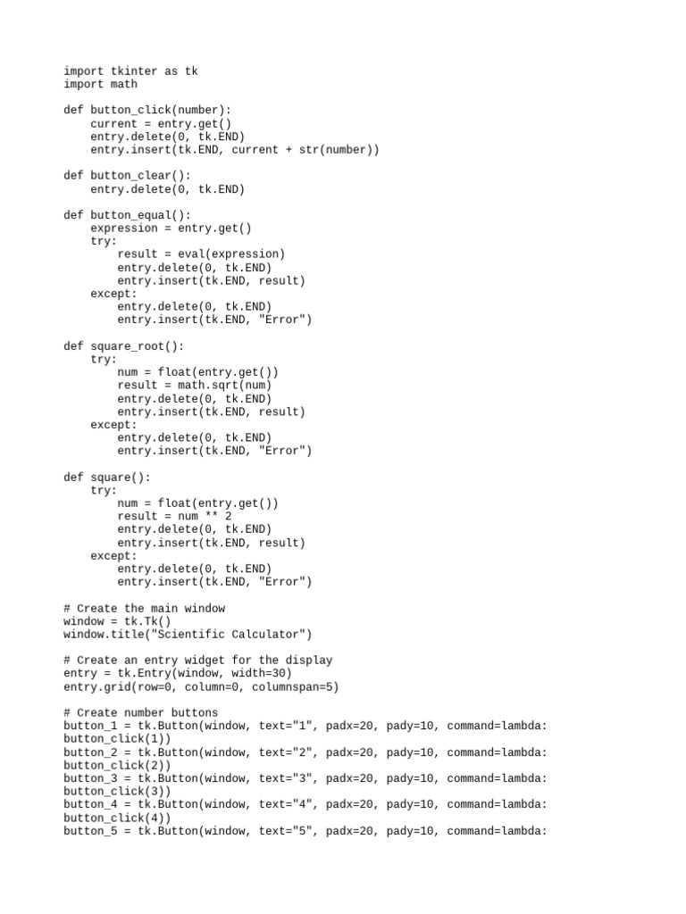 Code Word For Scientific Calculator | PDF | Computer Programming | Mathematics