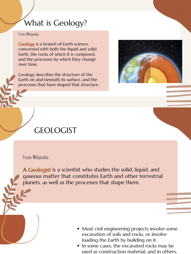 Overview of Geology and Its Branches | PDF | Earth Sciences | Geology