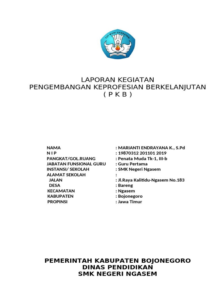 Laporan PKB 1 PD 2016 | PDF