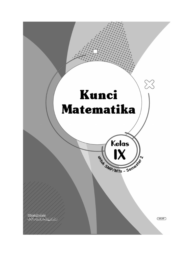 Kunci Matematika 9 | PDF