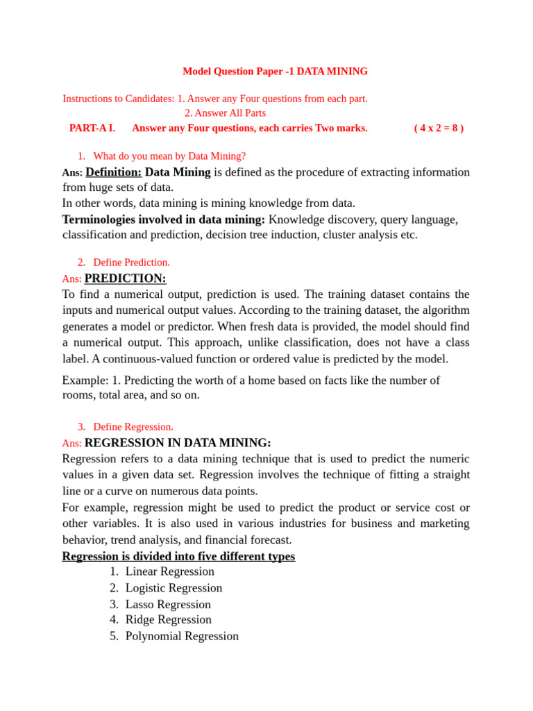 DM passing package | PDF | Cluster Analysis | Data Mining