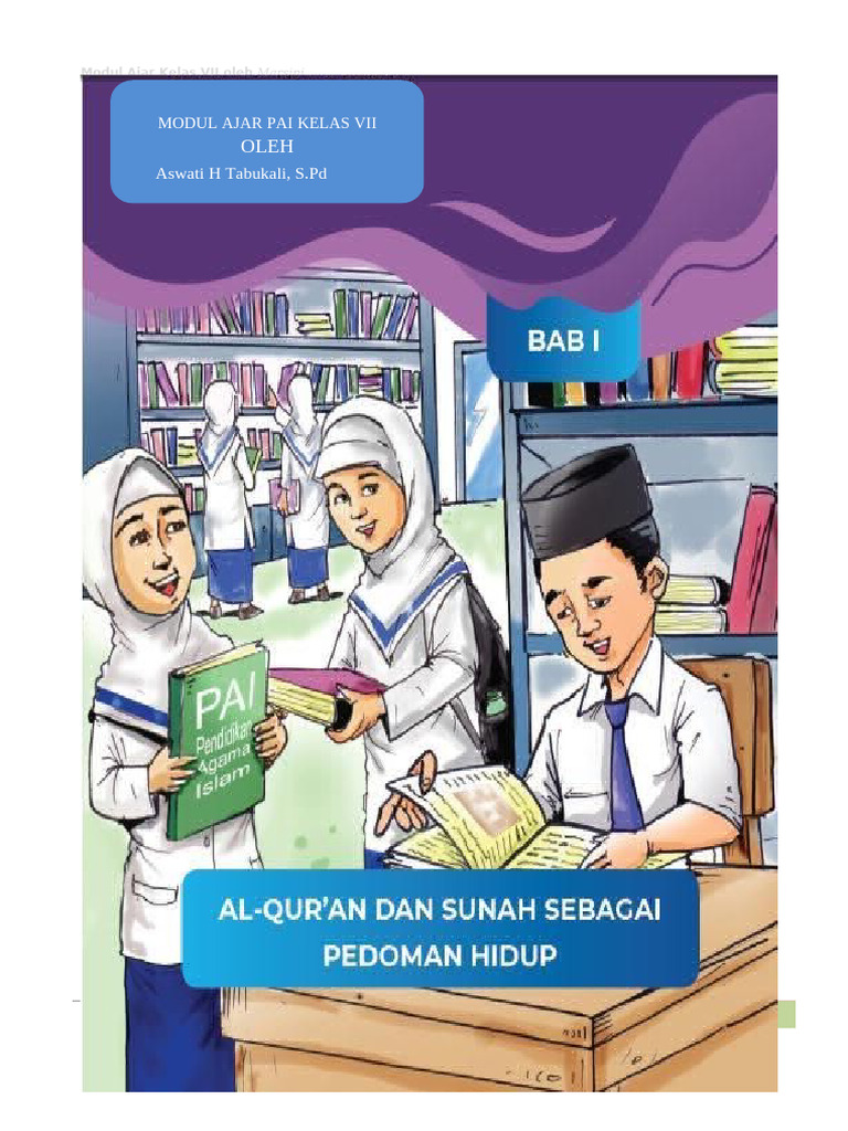 Al-Qur'an dan Sunnah: Panduan PAI Kelas VII | PDF