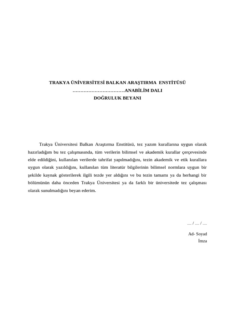 dogruluk-beyani | PDF