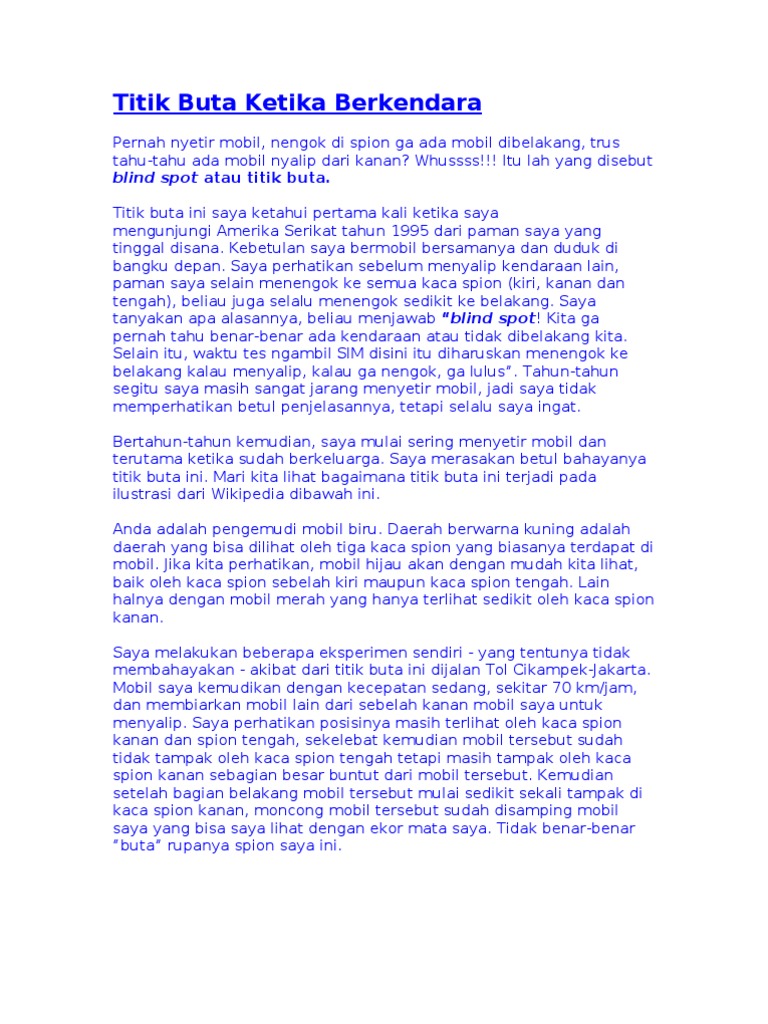Titik Buta | PDF | Pengembangan Diri