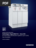 Gas-Insulated Switchgear Type 8DQ1: Technical Data | PDF | Electrical ...