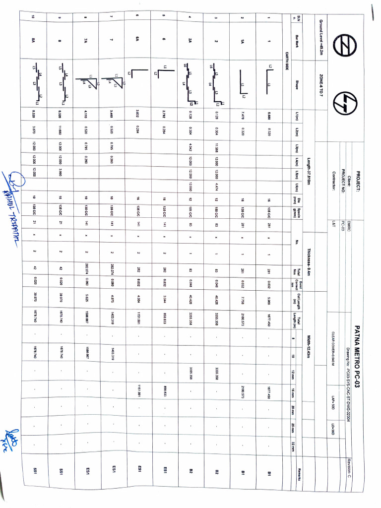 Base slab BBS Z-7 to 6 (1) | PDF