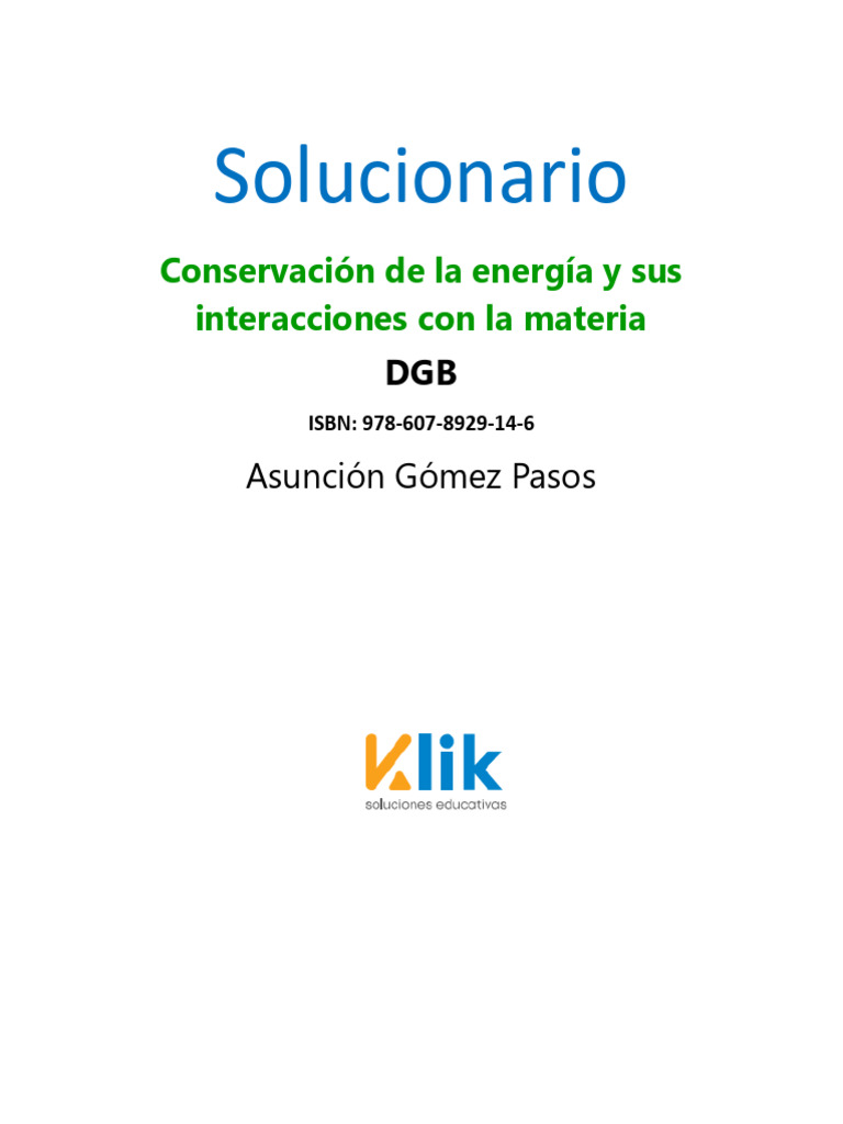 Solucionario - Conservación de La Energía | PDF | Energía renovable | La energía nuclear