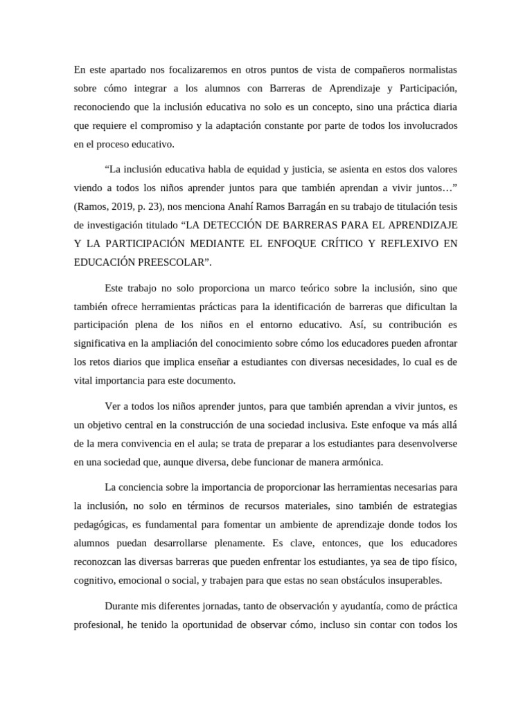 En Este Apartado Nos Focalizaremos en Otros Puntos de Vista de ...