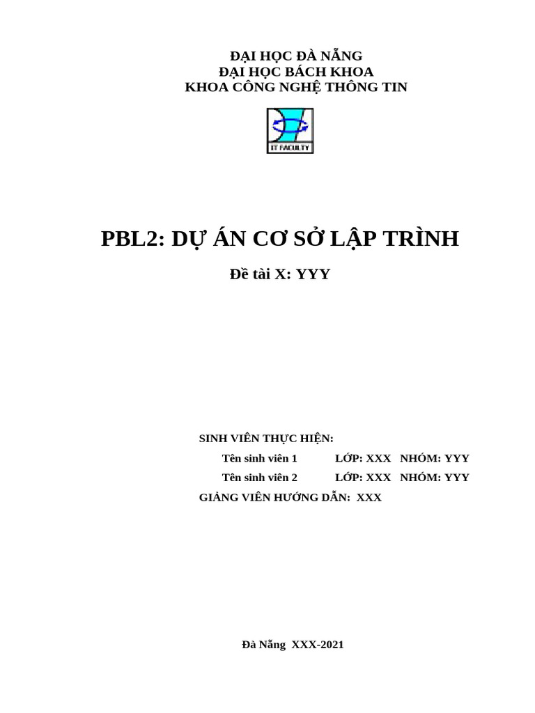 MauBaoCao PBL2 | PDF