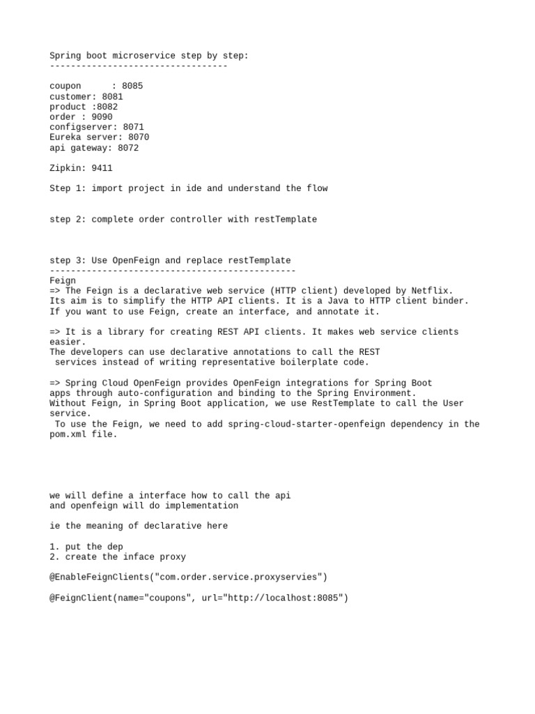 Spring Boot Microservice Product Store Application Getting Started | PDF | Computing | Computer ...