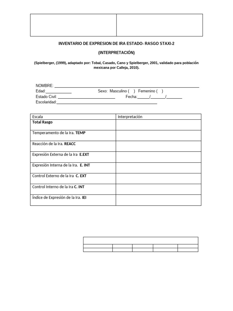 Interpretación Staxi-2 | PDF