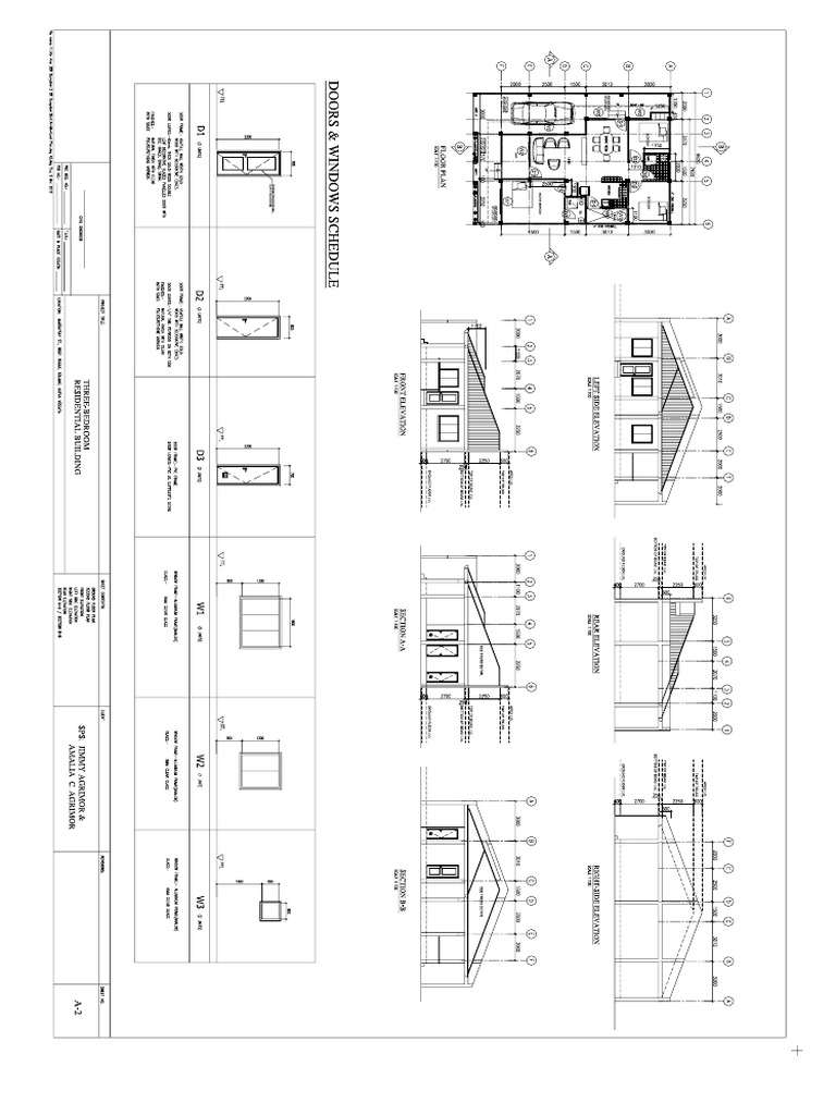 Architectural Plan - DWG A2 | PDF