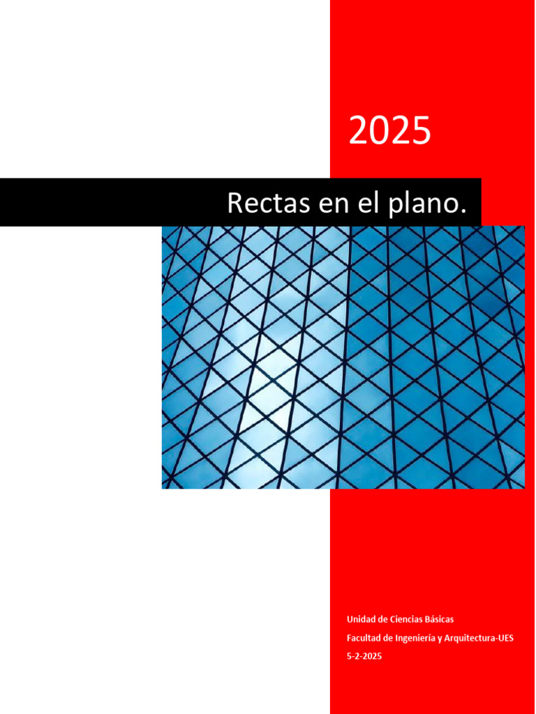 01 Rectas en El Plano | PDF | Pendiente | Línea (geometría)