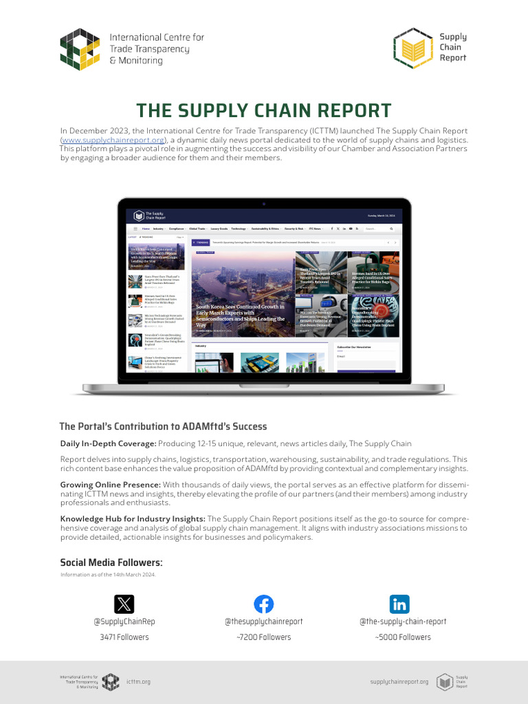 Supply Chain Report Launch Overview | PDF | Supply Chain | Supply Chain ...