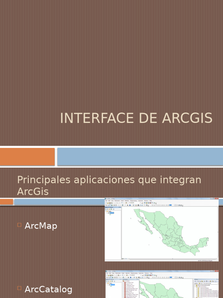 01-Interface ArcGis | PDF | Archivo de computadora | Informática
