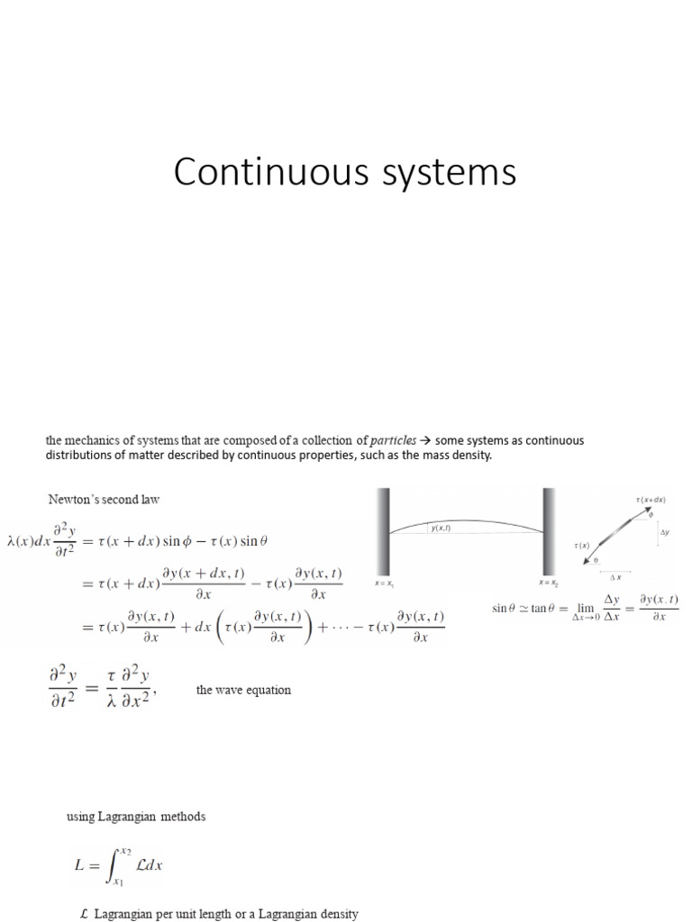 Continuous-Systems | PDF