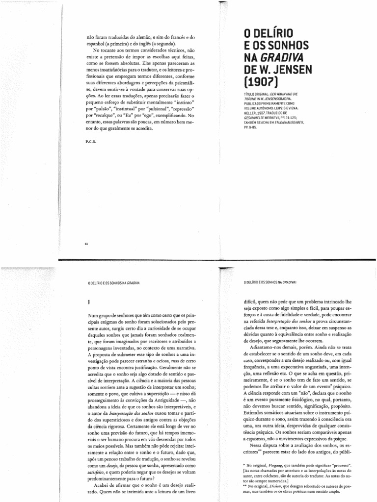 A Gradiva, Freud | PDF