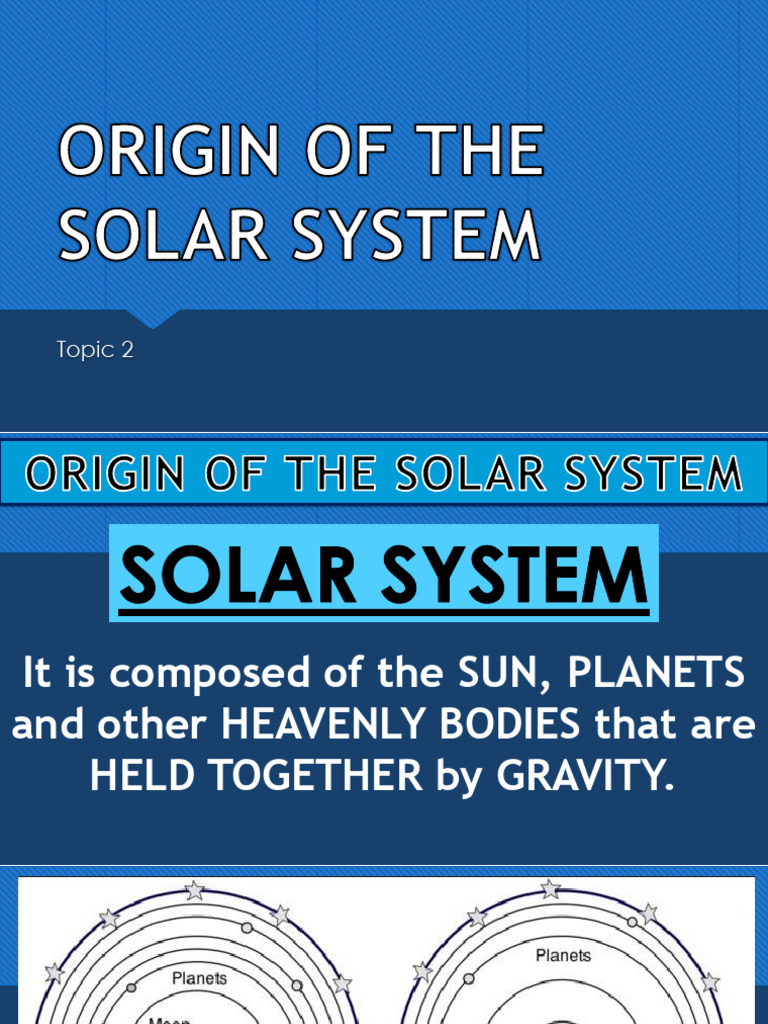 Solar System Origin and Formation Theories | PDF | Solar System | Planets