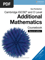 Topical Practice Questions: Cie Igcse Additional Mathematics (0606 ...
