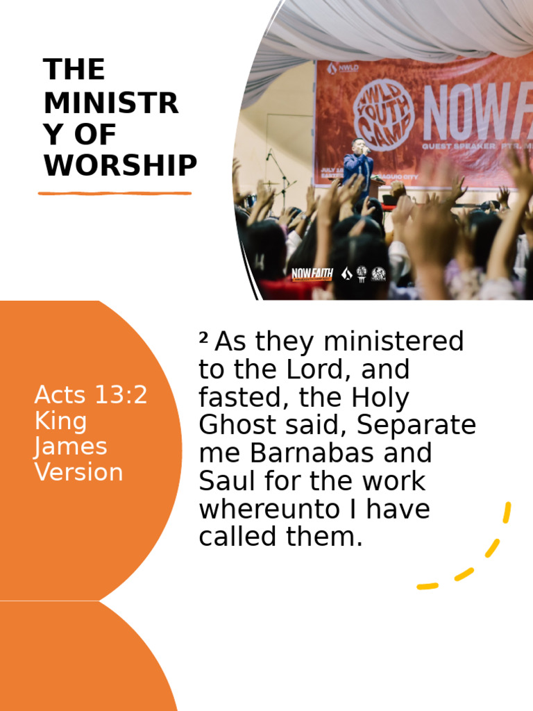Sunday School - The Ministry of Worship | PDF