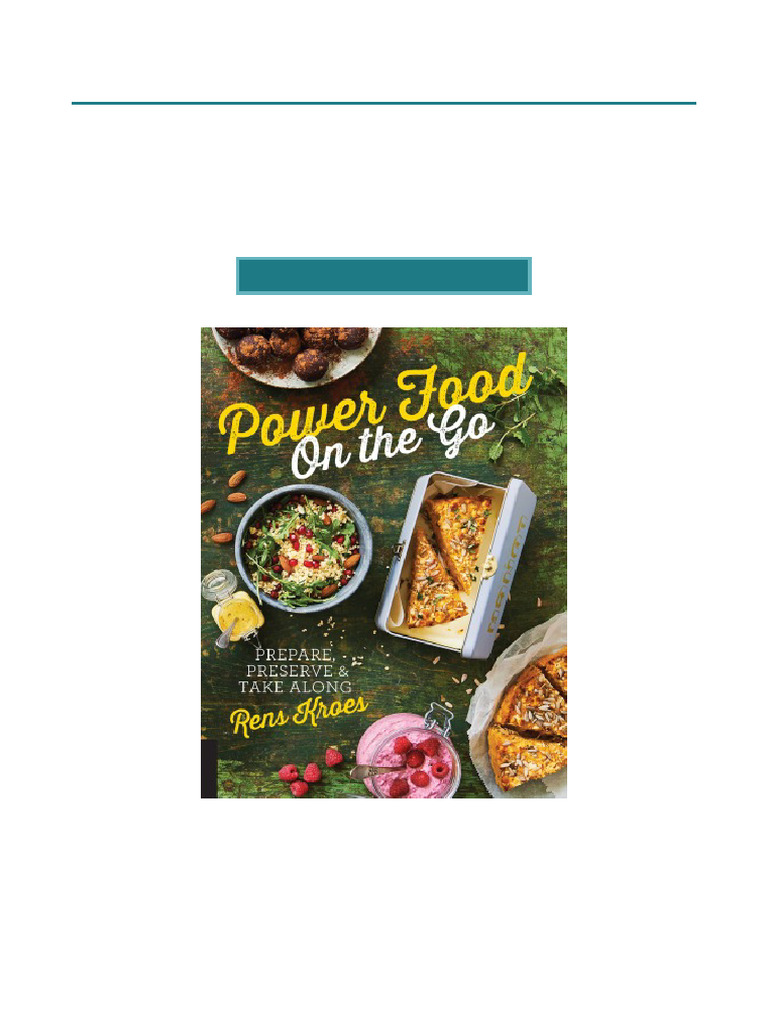 Power Food: Prep & Preserve On-the-Go | PDF