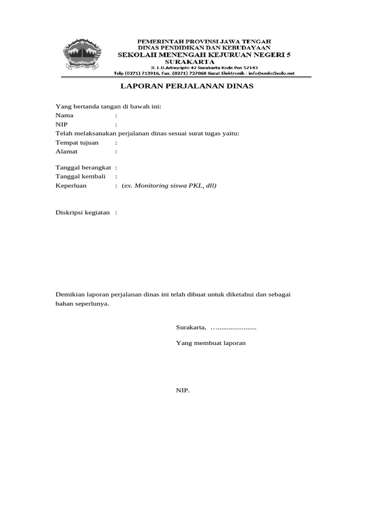 LAMPIRAN SPPD Tulis Tangan | PDF