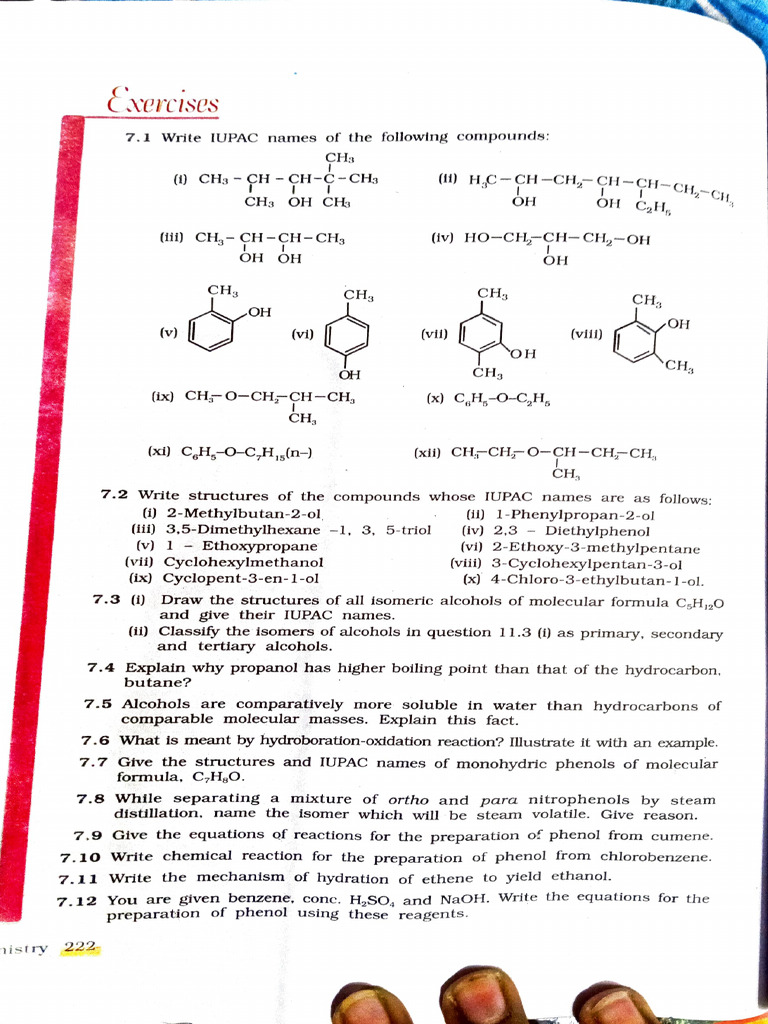 IUPAC Naming of Organic Compounds | PDF | Ether | Isomer