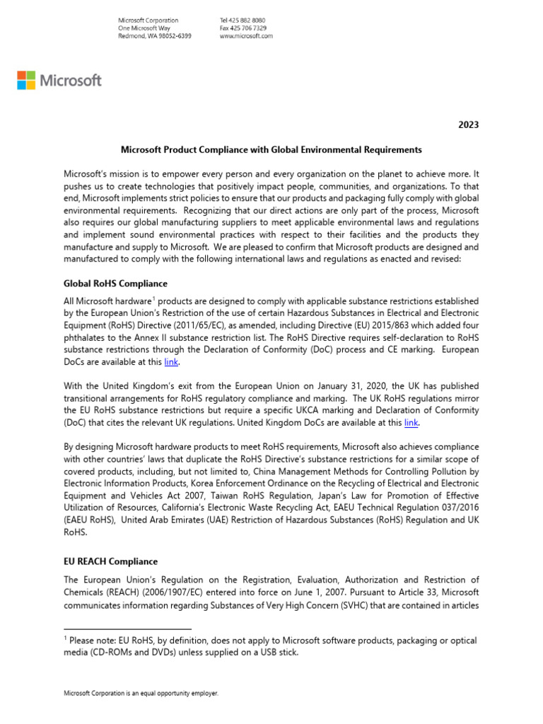 Environmental Compliance Letter | PDF | Recycling | Pollution