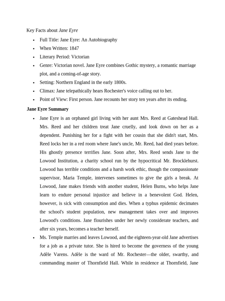 Themes, Motifs and Symbols in Jane Eyre - 093217 | PDF | Jane Eyre