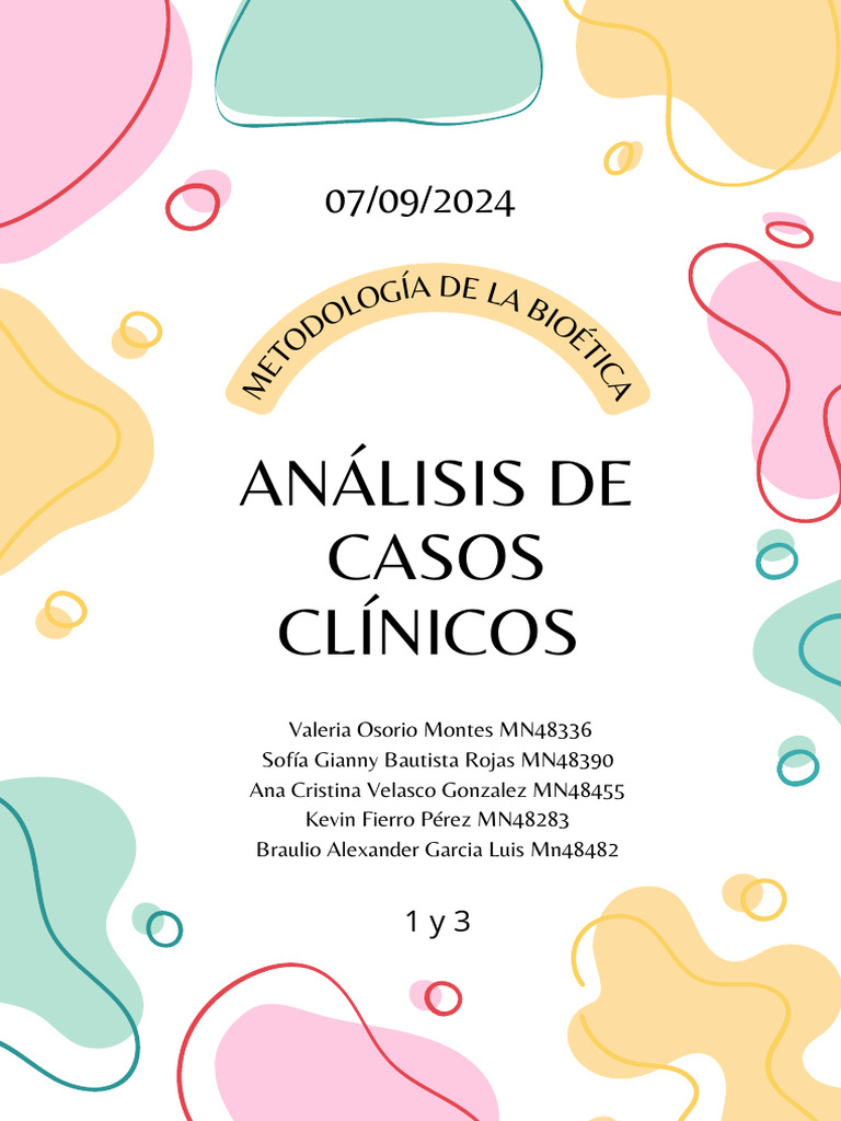 Análisis de Bioética en Casos Clínicos | PDF | Especialidades Medicas ...