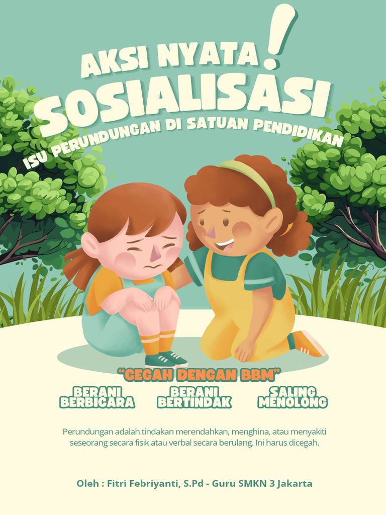 Aksi Nyata - Sosialisasi Isu Perundungan Di Satuan Pendidikan | PDF